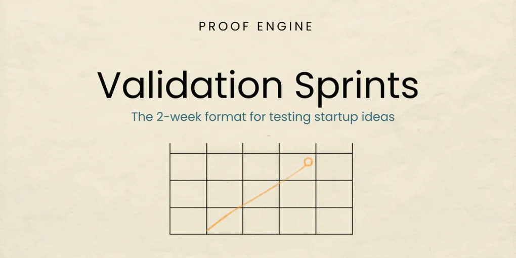 Validation Sprints: The 2-Week Format for Testing Startup Ideas